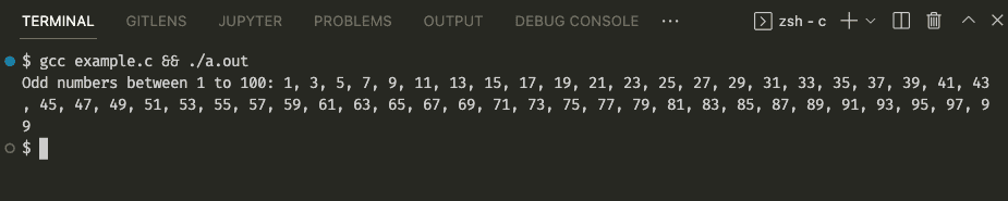 3 Different C Programs To Print Odd Numbers Between 1 To 100 Codevscolor 