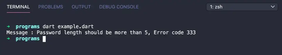 Dart Custom Exception Handling Class With Example