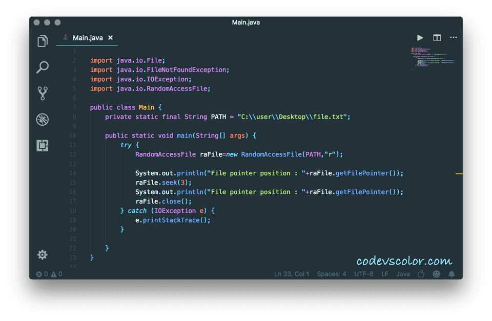 Java RandomAccessFile explanation with examples - CodeVsColor