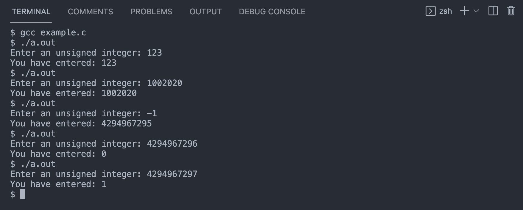 C Program To Read An Unsigned Integer Value Using Scanf CodeVsColor