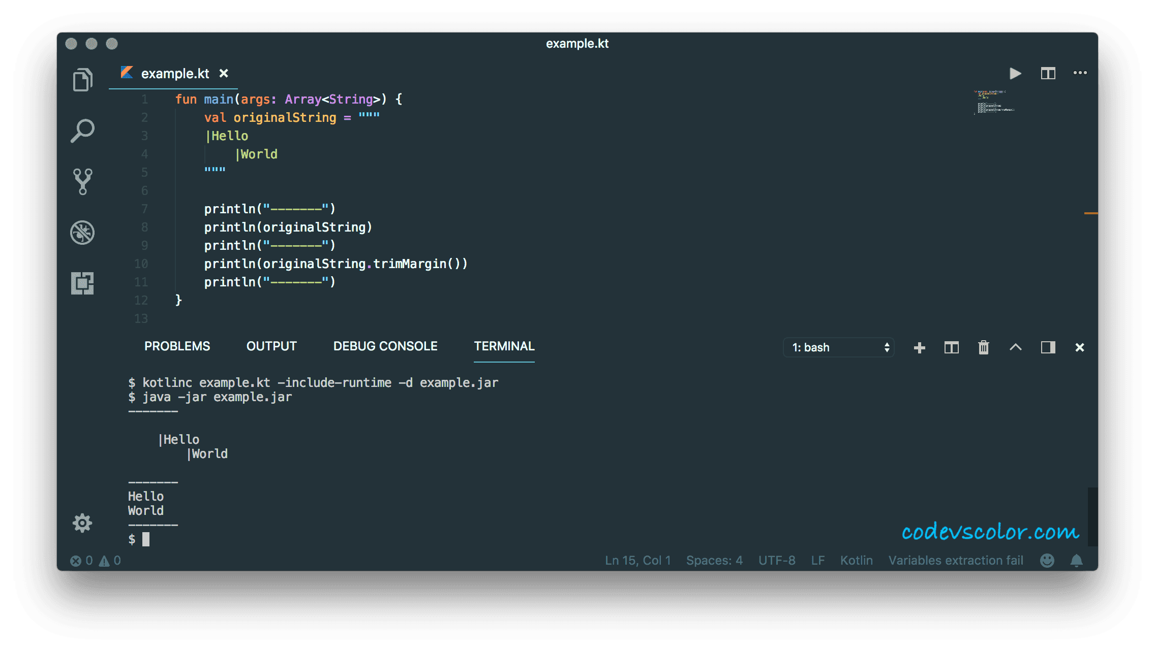 Trim Leading Whitespace Characters Using TrimMargin In Kotlin CodeVsColor