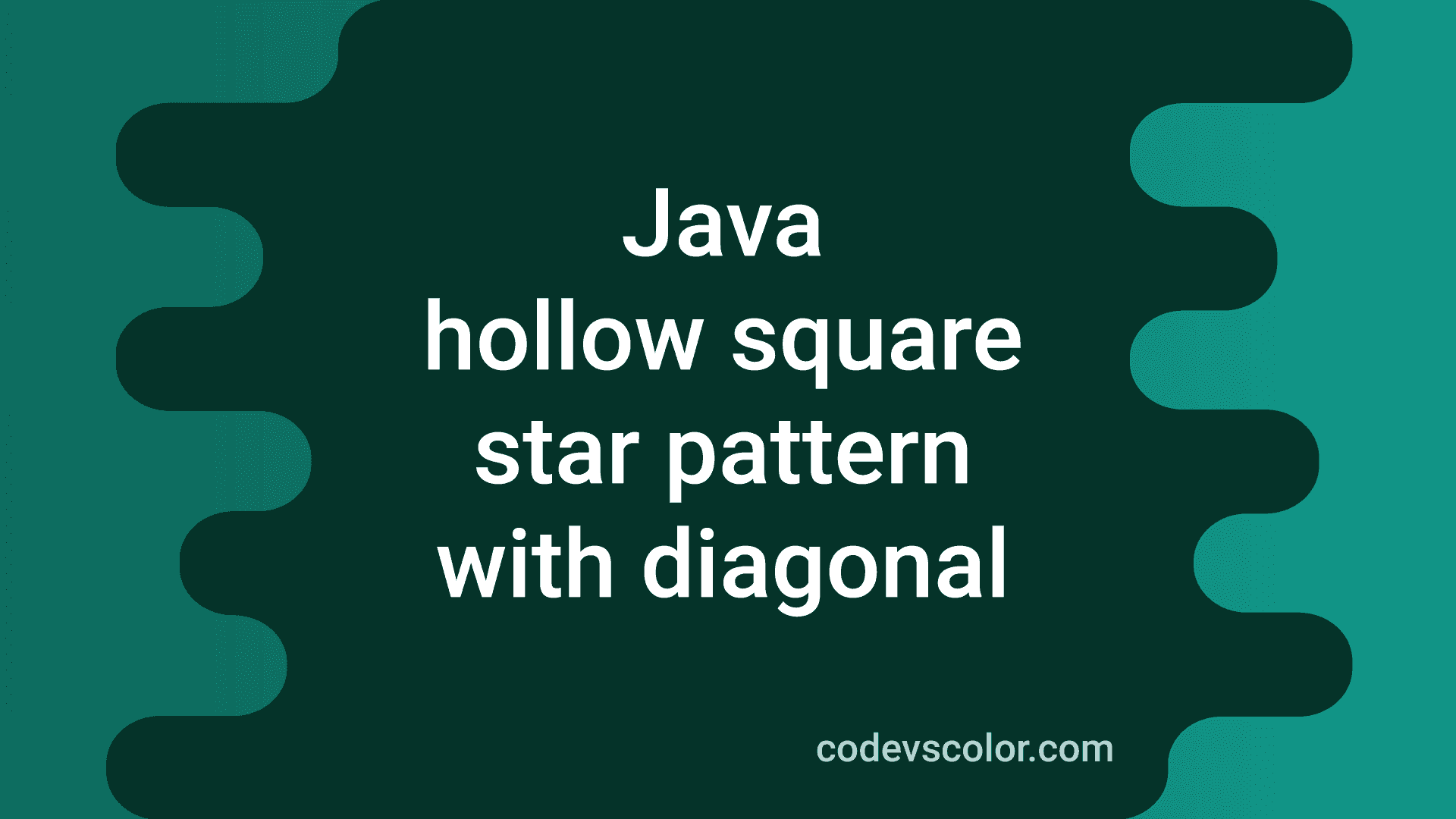 5 Different Java Program To Print A Hollow Square Star Pattern With 0986