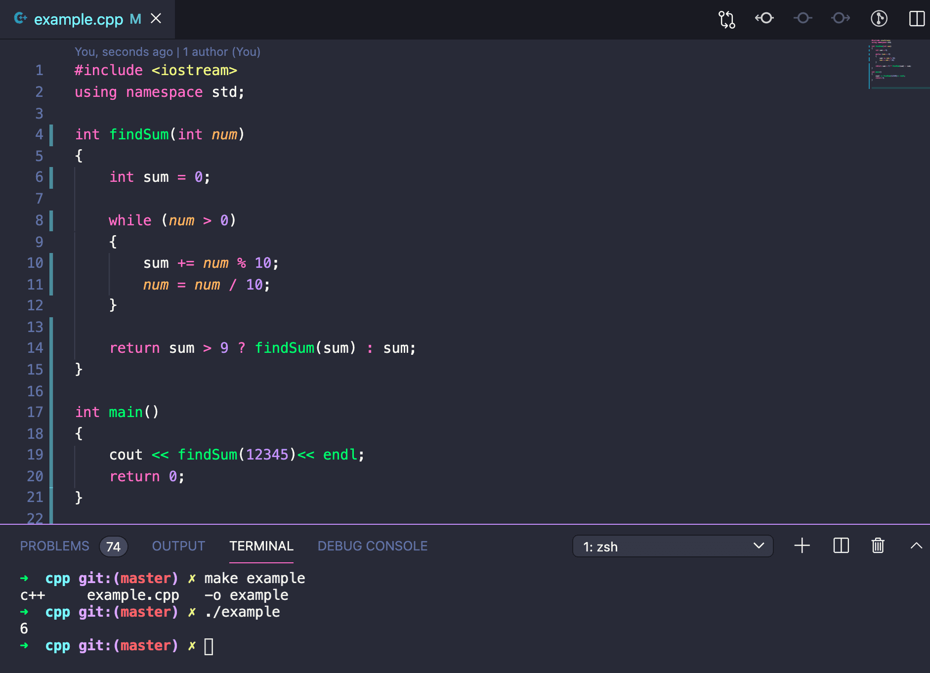 C Find The Sum Of Digits Of A Number Until A Single Digit Is Obtained CodeVsColor