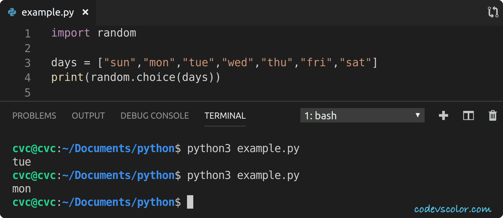 Working with random in python , generate a number,float in range etc. - CodeVsColor