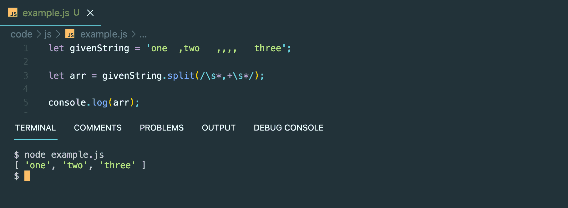 How To Convert A Comma separated String To An Array In JavaScript CodeVsColor