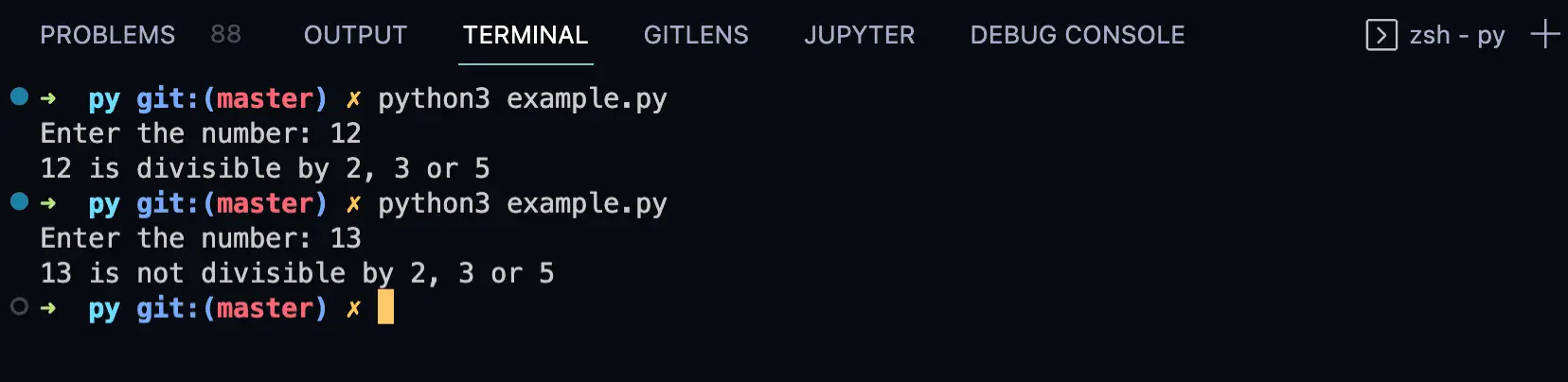 Python Program To Check If A Number Is Divisible By Another Number Or 
