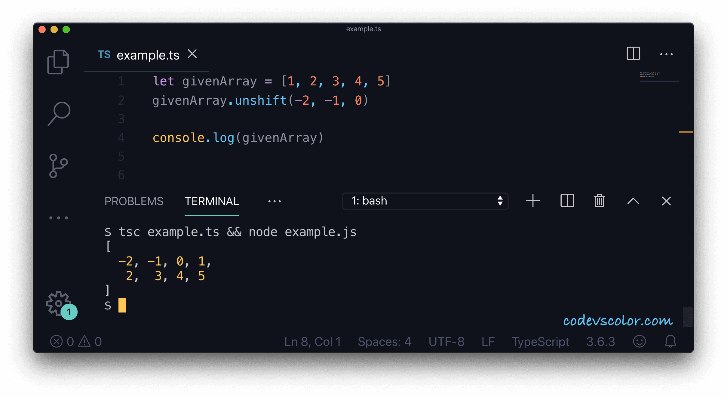 TypeScript Add One Or More Elements To An Array CodeVsColor