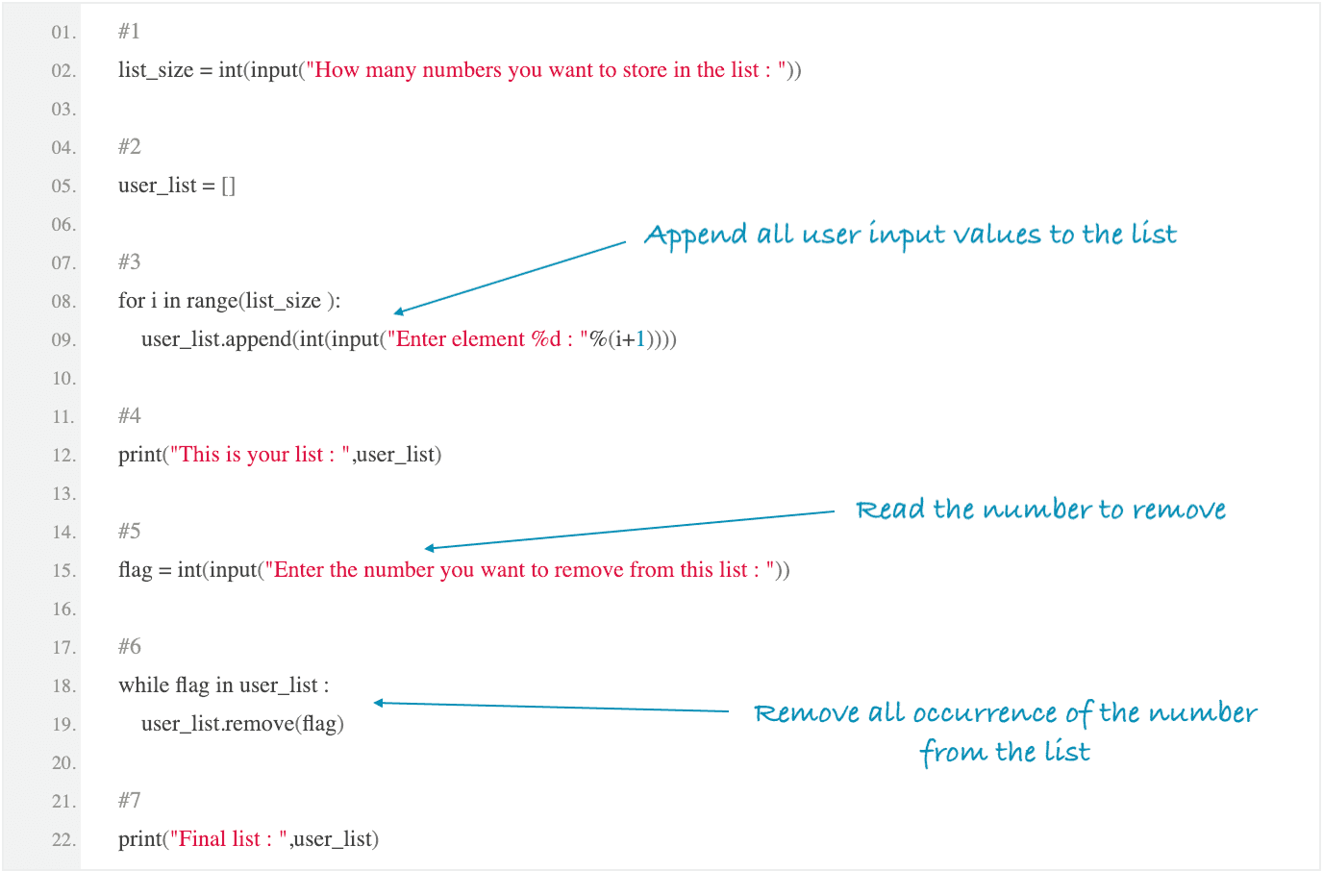 Python Program To Remove All Occurrence Of A Value From A List CodeVsColor