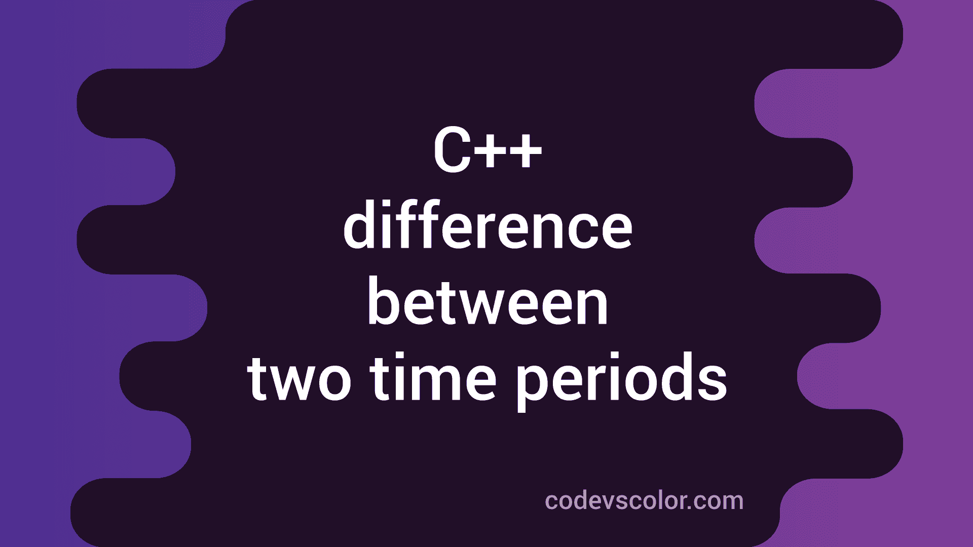 C++ proram to find the difference between two time periods using ...