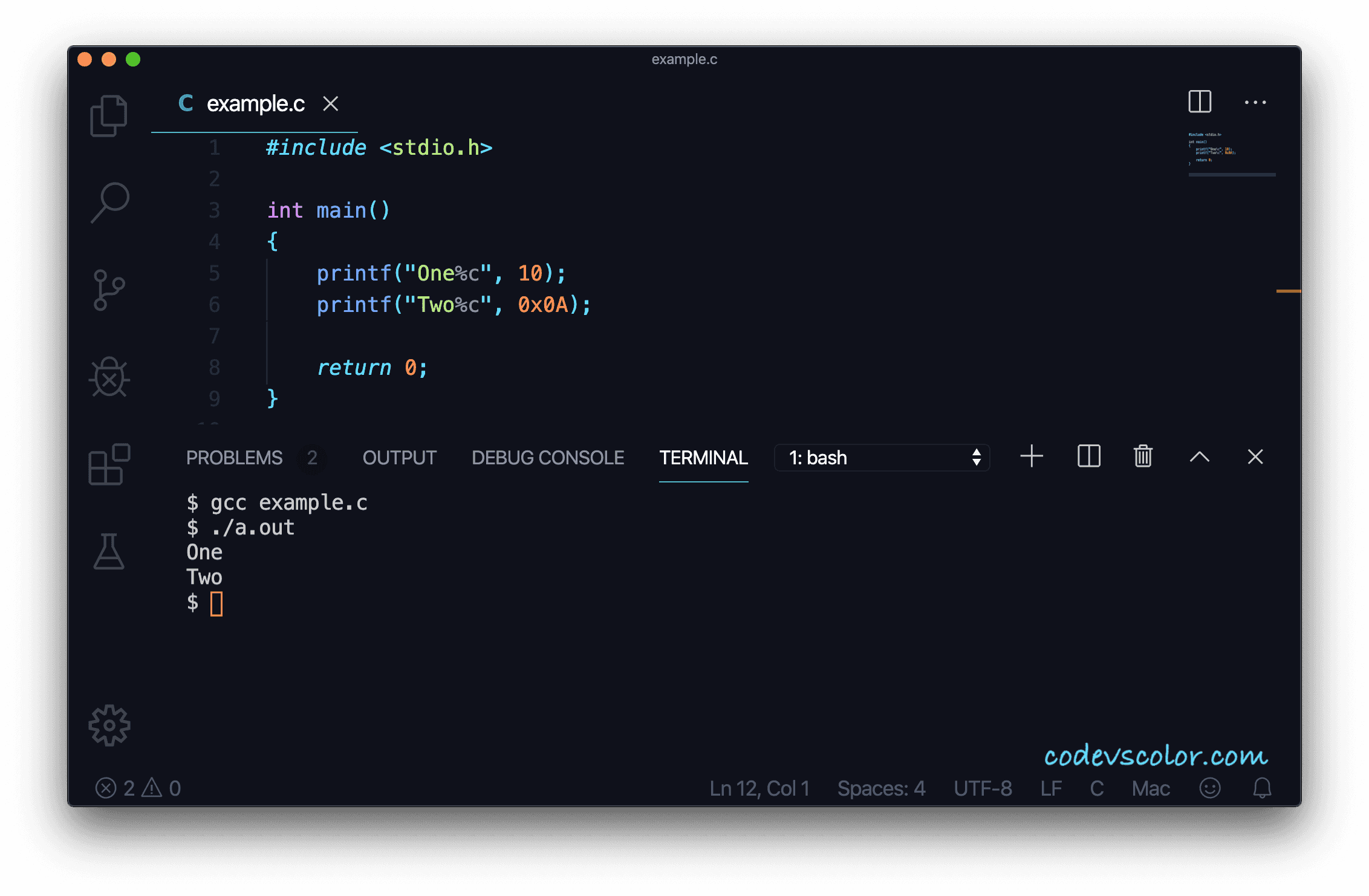 C Program To Print A New Line Without Using N Codevscolor Images